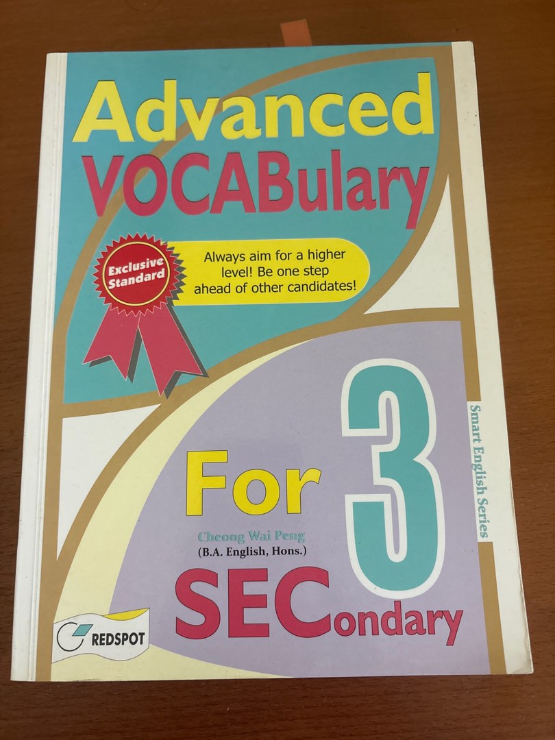 Advanced Vocabulary for Secondary 3 Textbook, Hobbies & Toys, Books ...