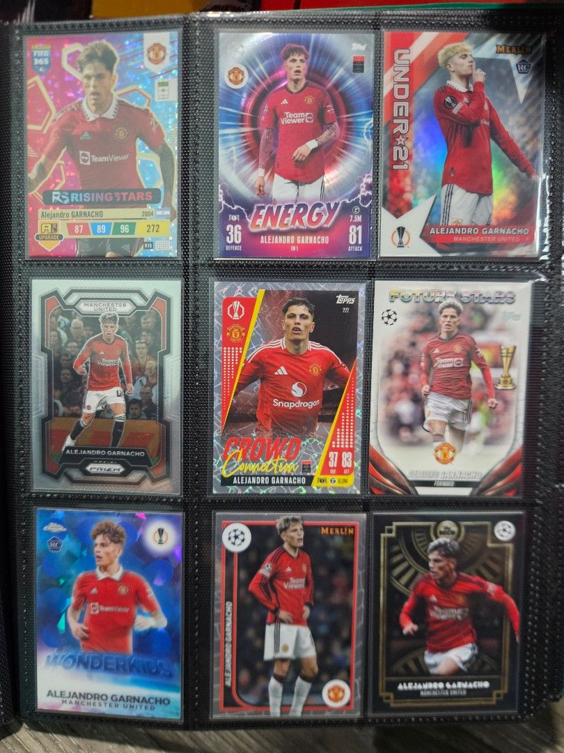Alejandro Garnacho Football Trading Cards LOT, Hobbies & Toys, Toys ...