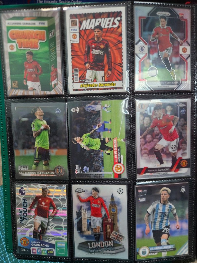 Alejandro Garnacho Football Trading Cards LOT, Hobbies & Toys, Toys ...