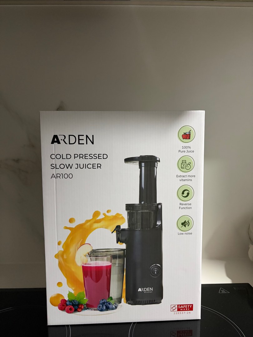 Arden Cold Pressed Slow Juicer AR100, TV & Home Appliances, Kitchen ...