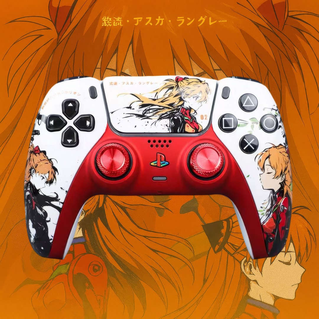 Asuka Custom PS5 Controller (Dualsense 5), Video Gaming, Gaming ...