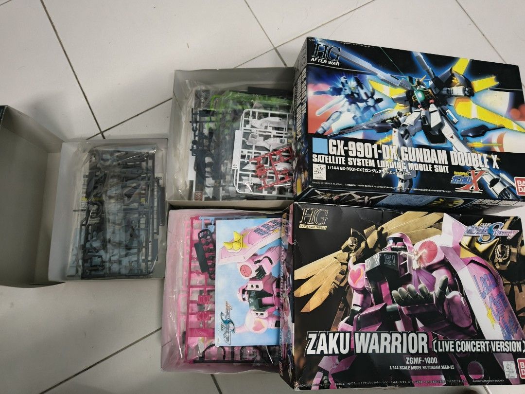 Bandai HG Gundam Double X, Zaku Warrior, Ballistic Weapons, Hobbies ...