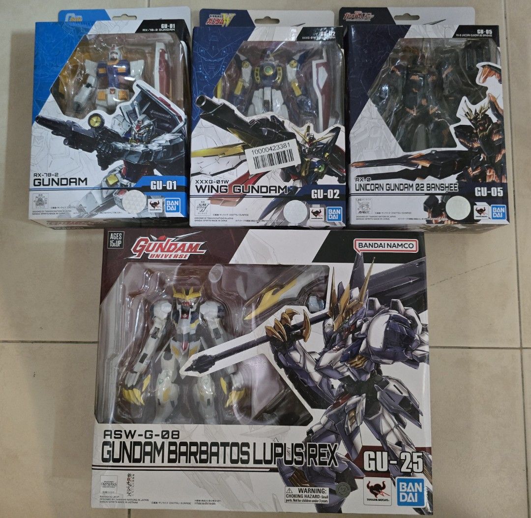 Bandai Mobile Suit Gundam Universe 6-inch scale action figures, Hobbies ...