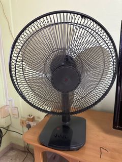 EuropAce Table Fan - Black and Gold, Furniture & Home Living, Lighting ...