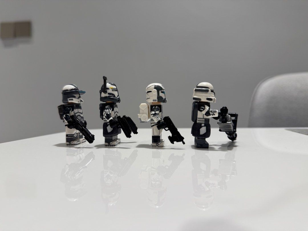 CUSTOM LEGO-COMPATIBLE WOLFFE PACK CLONE TROOPERS, Hobbies & Toys, Toys ...
