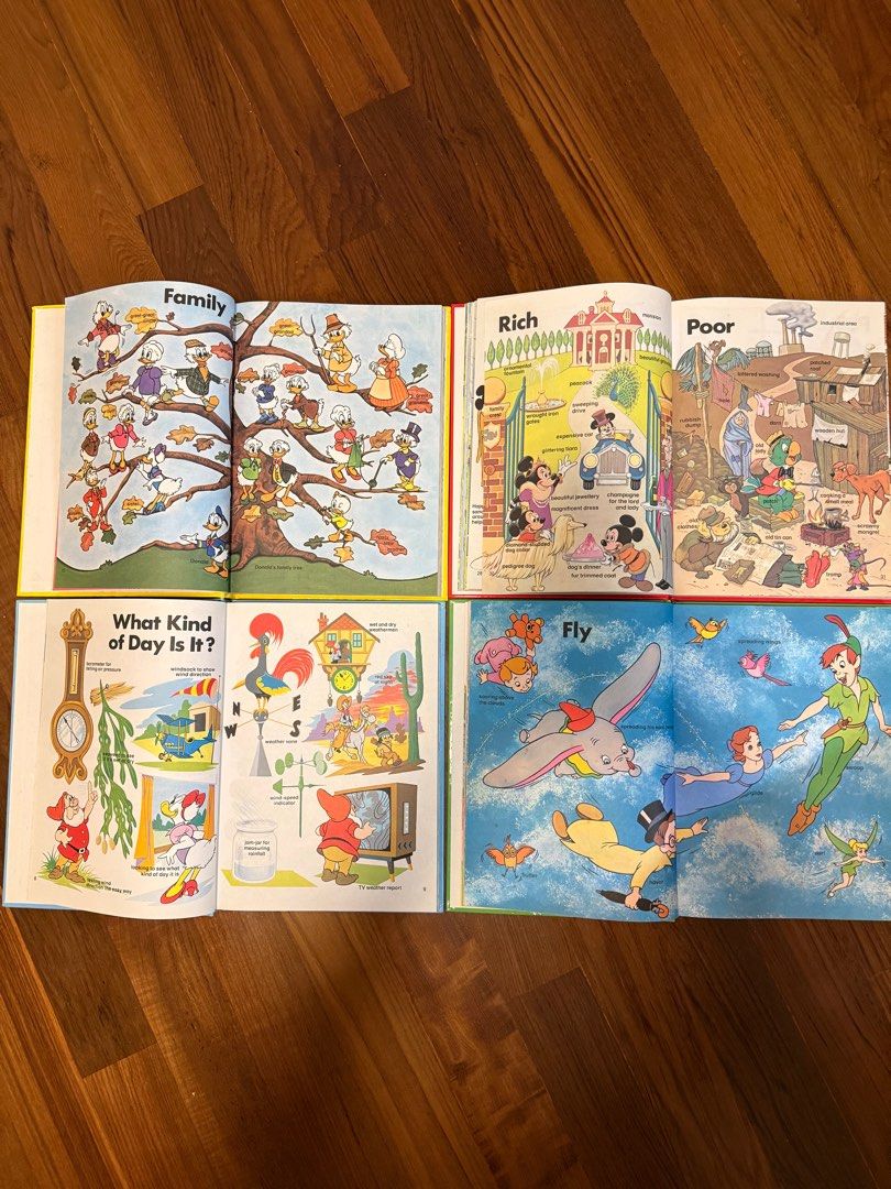 Disney Grolier Words Educational Books Set, Hobbies & Toys, Books ...