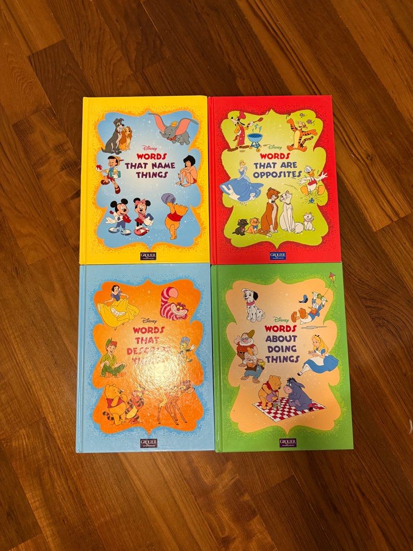 Disney Grolier Words Educational Books Set, Hobbies & Toys, Books ...