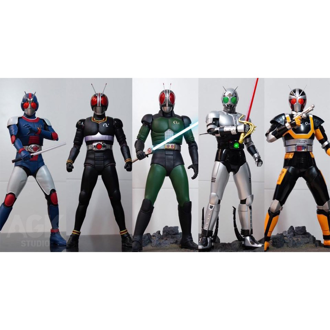 [Displayed] SooSoo Toys 1/6 Kamen Rider (5 Packs) NOT hot toys, Hobbies ...