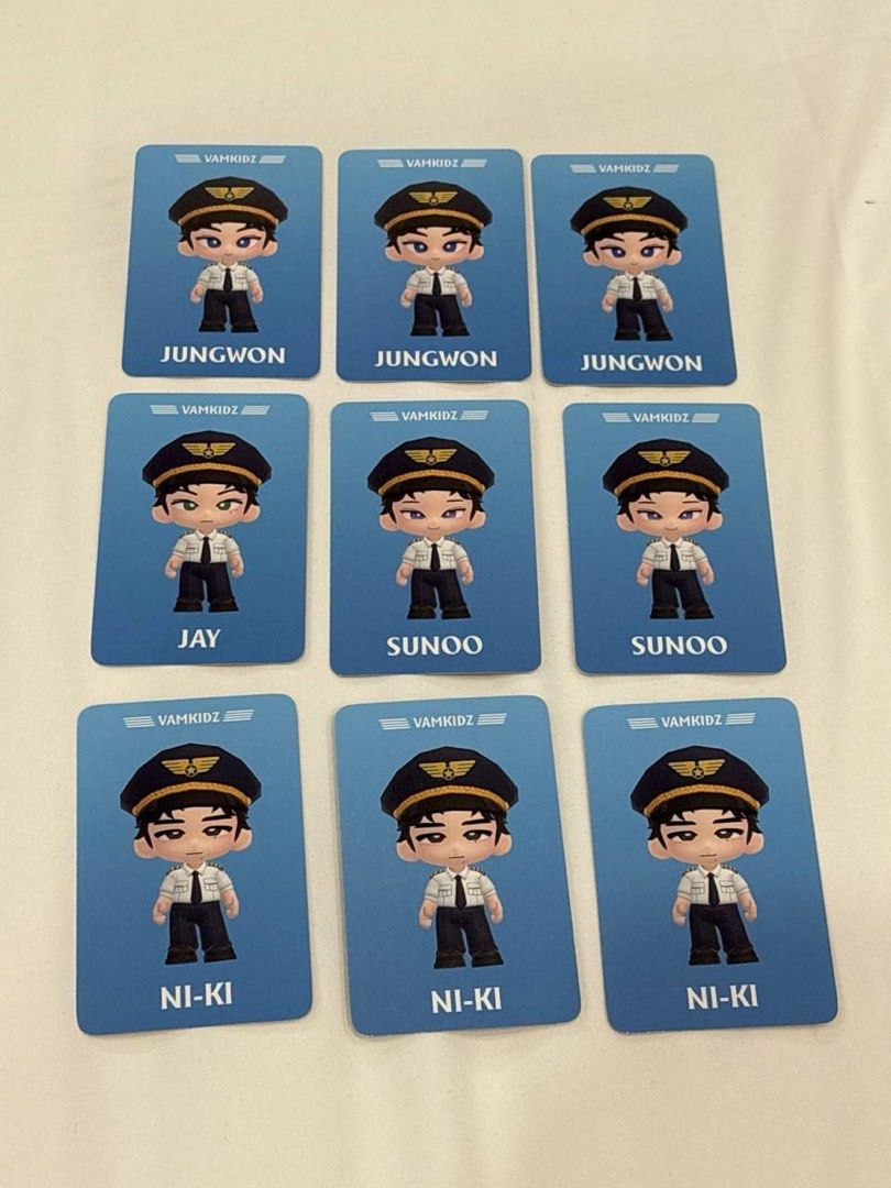 ENHYPEN WORLD VAMKIDZ CHARACTER CARDS, Hobbies & Toys, Memorabilia ...