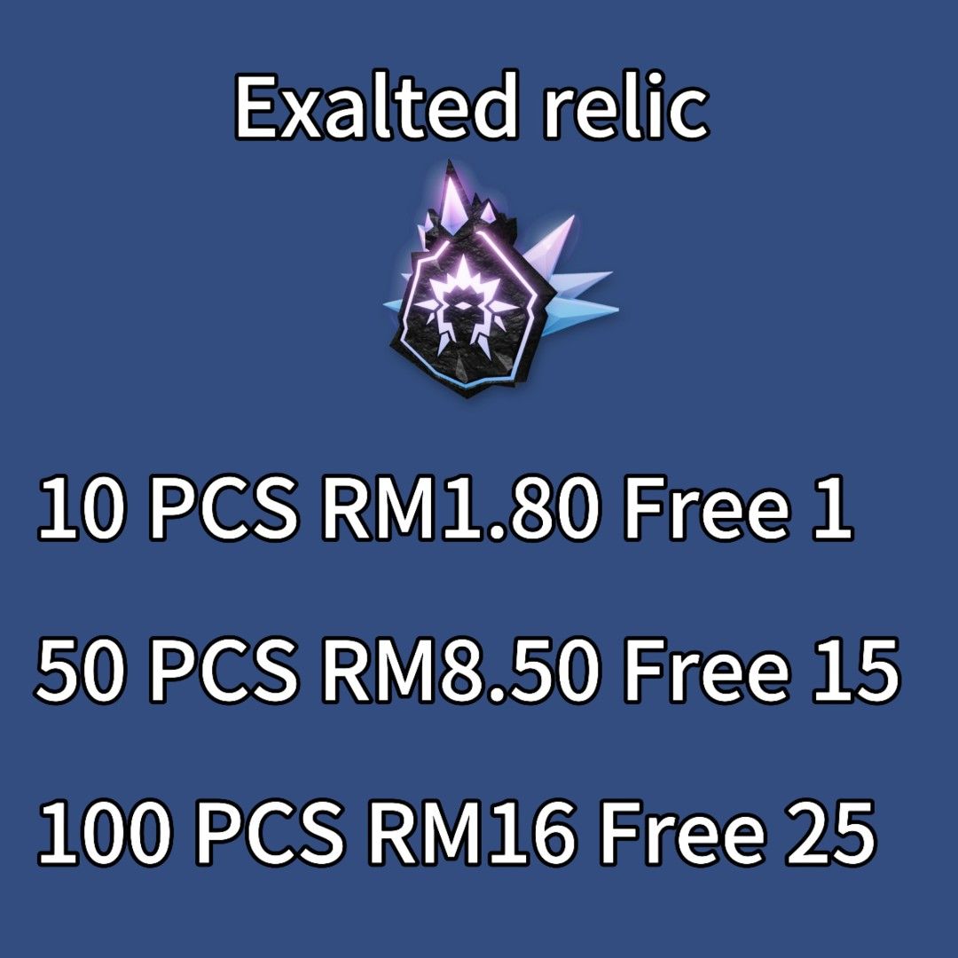 Fisch Exalted Relic, Video Gaming, Gaming Accessories, In-Game Products ...