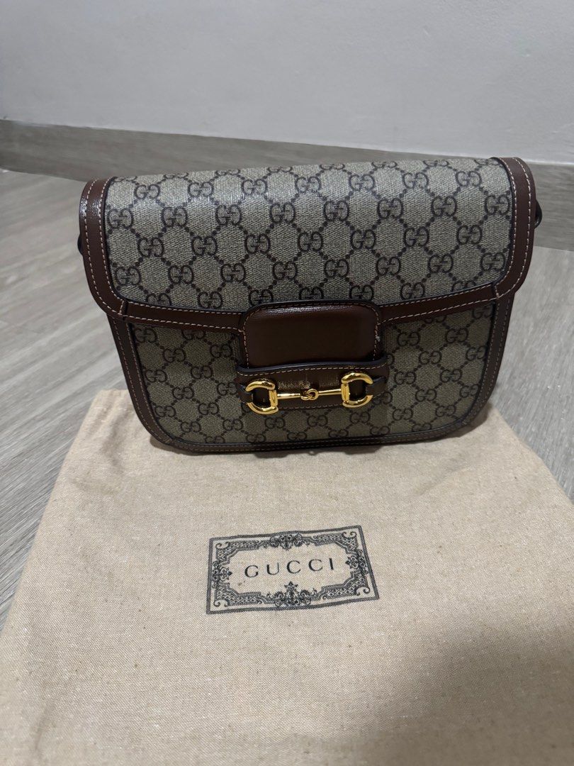 🎉NYE FLASH SALE!! GC Horsebit 1955 Medium Ebony Brown, Barang Mewah ...