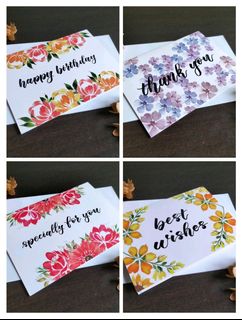 ($60 for 300 pcs) Personalised BUSINESS CARD | THANK YOU CARD ...