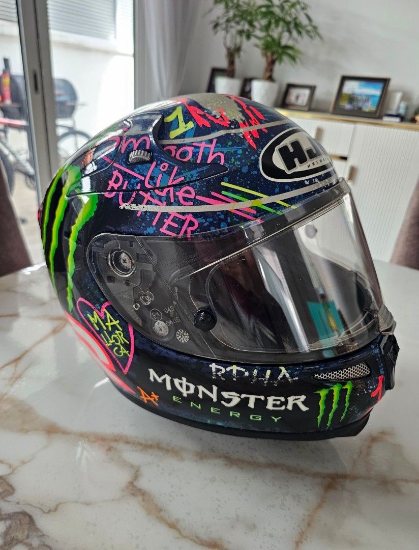 HJC Rpha limited edition Monster Energy Helmet, Auto Accessories on ...