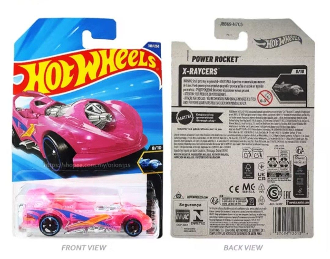 Hot Wheels Power Rocket X-Raycers 8/10, Hobbies & Toys, Toys & Games on ...
