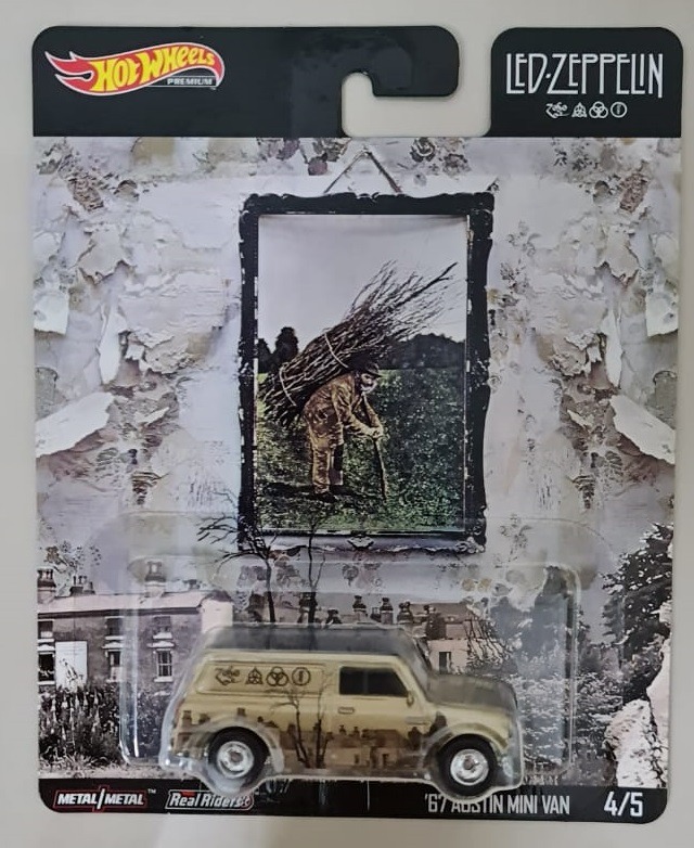 Hot Wheels Premium - Led Zeppelin '67 Austin Mini Van, Hobbies & Toys ...
