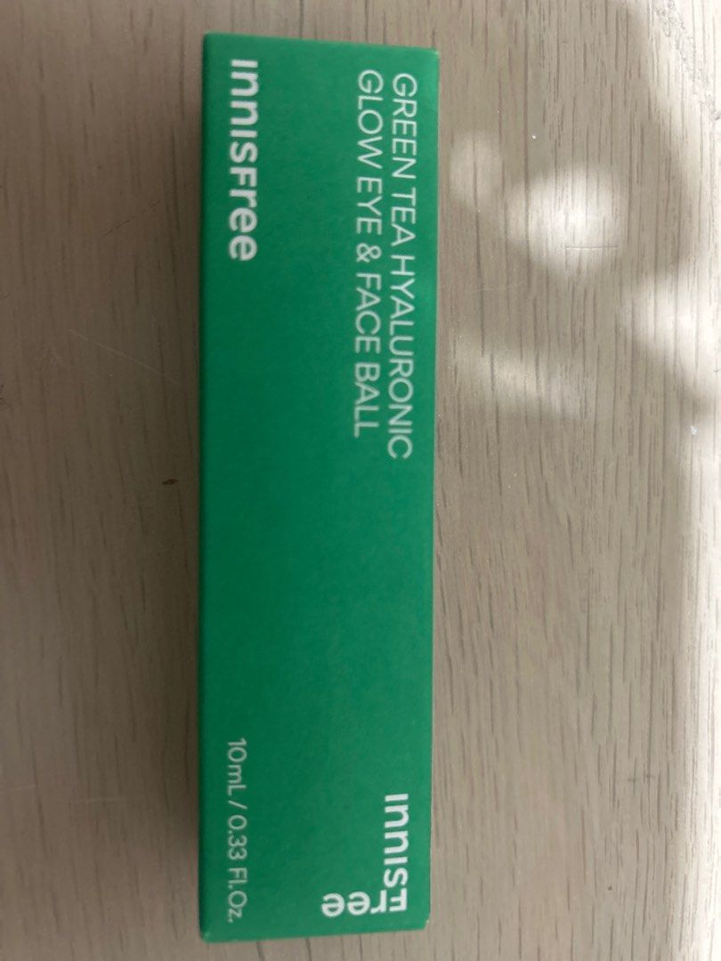 Innisfree Green Tea Hyaluronic Glow Eye & Face Ball, Beauty & Personal ...