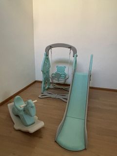 Kids' Slide and Monkey Bar Set, Hobbies & Toys, Toys & Games on Carousell
