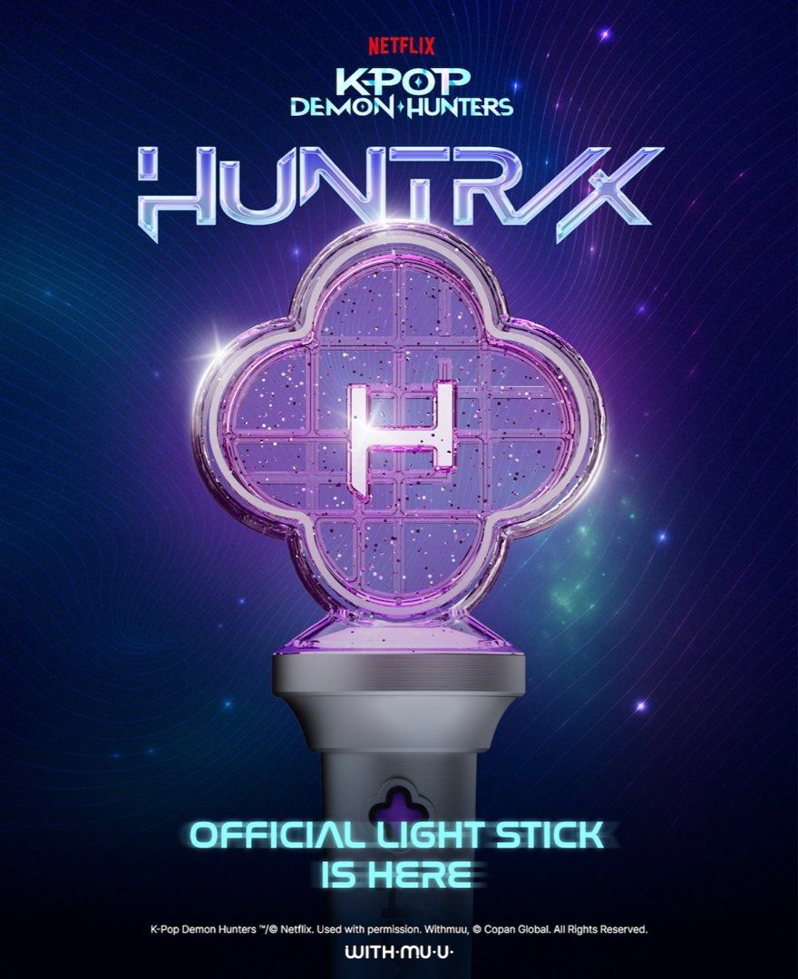 K-Pop Demon Hunters Official Huntrix Light Stick, Hobbies & Toys, Toys ...