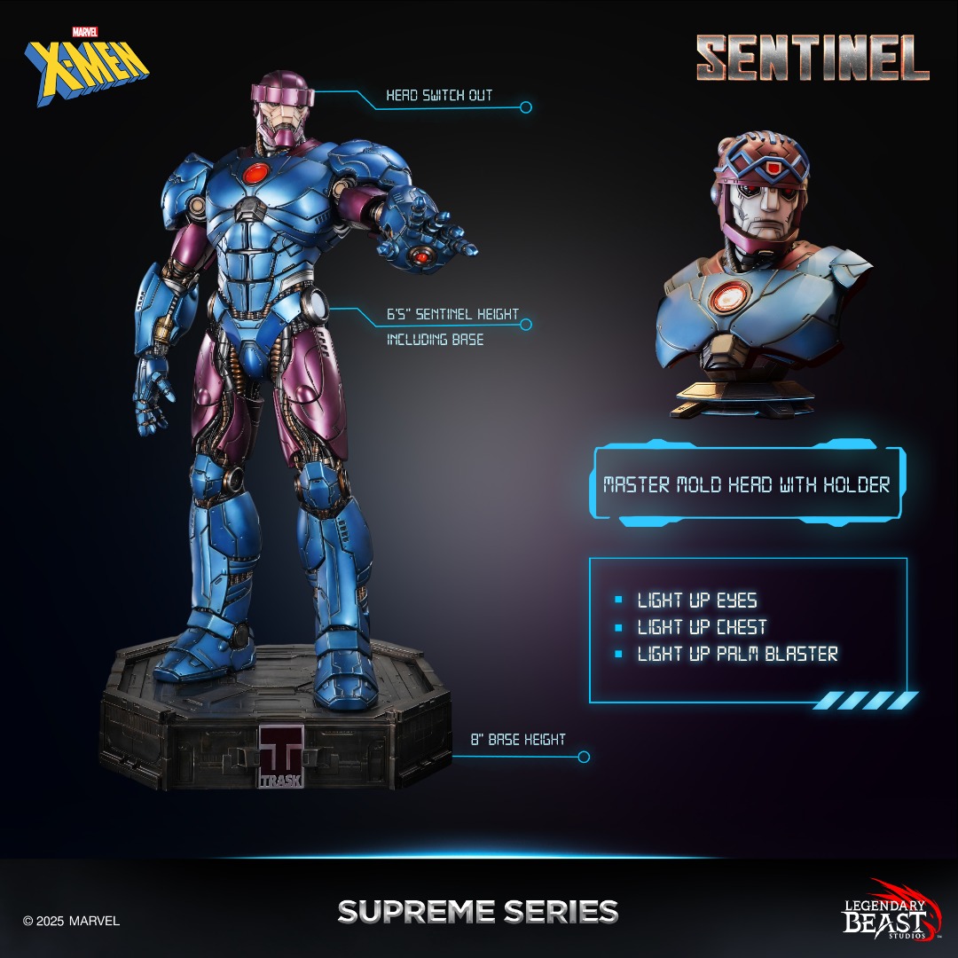 LBS Sentinel (with Master Mold Bust and Holder Version) 1/4 Human Size ...