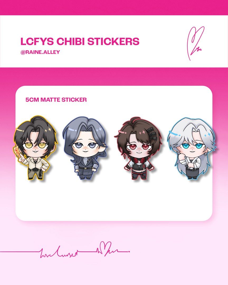 LCFYS Chibi Stickers 💞 , Hobbies & Toys, Memorabilia & Collectibles ...