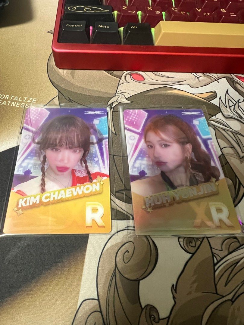 LE SSERAFIM EASY CRAZY HOT ENCORE Lenticular XR Photocards - Chaewon ...
