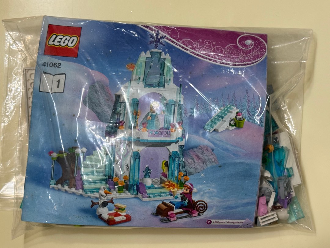LEGO Disney Frozen Elsa's Sparkling Ice Castle 41062, Hobbies & Toys ...