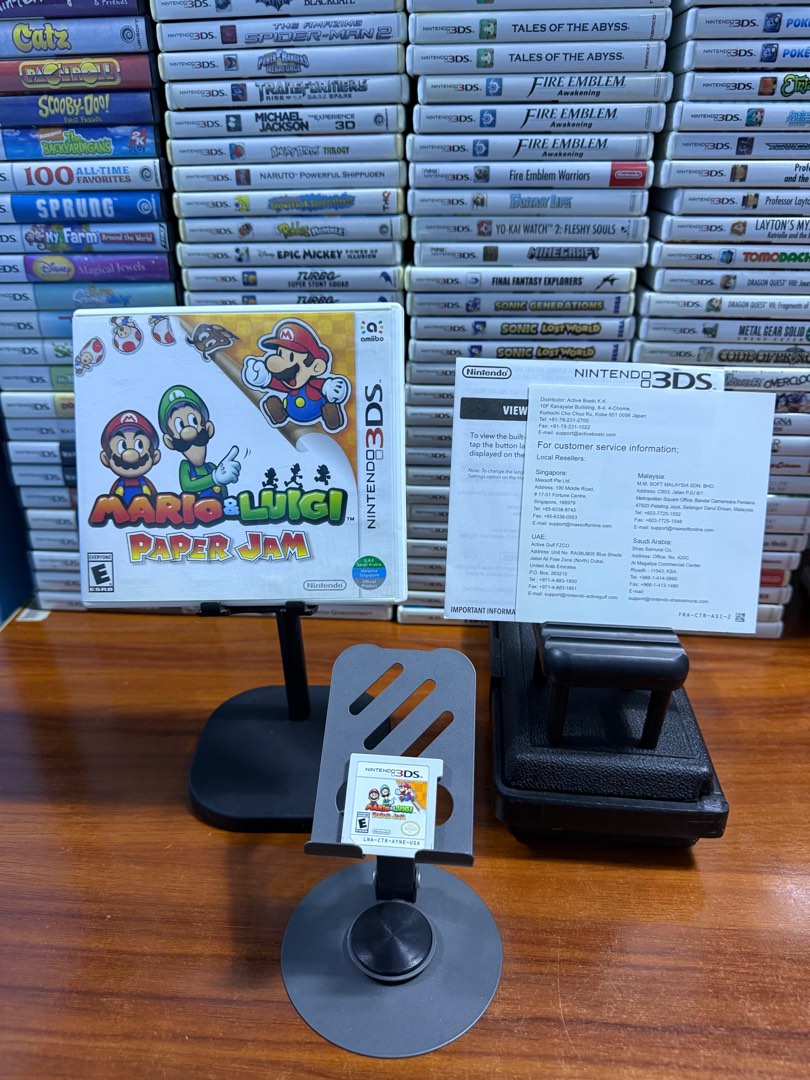 Mario & Luigi Paper Jam 3DS/2DS Game, Video Gaming, Gaming Accessories ...