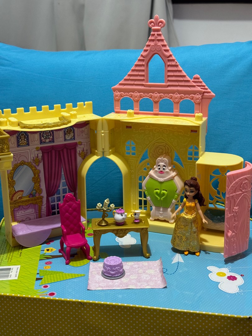 Mattel Disney Princess Storytime Stackers Belle's Castle playset ...