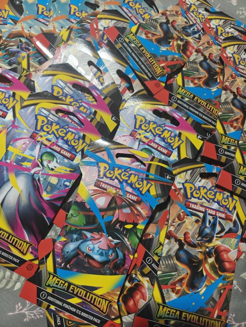 Mega Evolution Sleeved Booster Packs, Hobbies & Toys, Toys & Games on ...