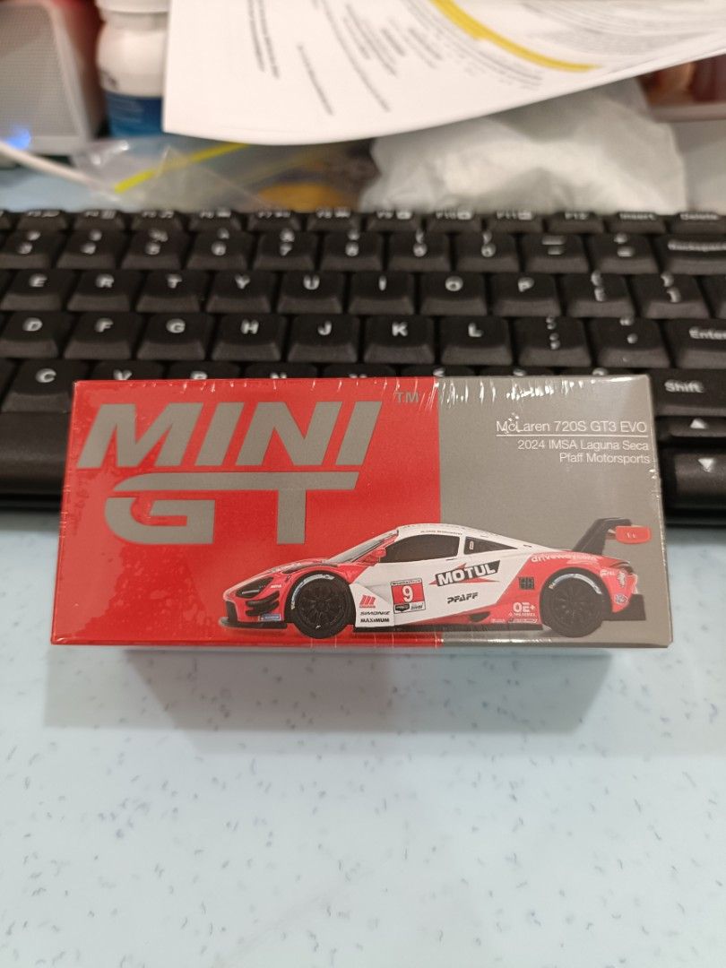 Mini gt McLaren 720s gt3 evo, Hobbies & Toys, Toys & Games on Carousell