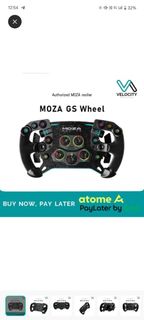 moza es wheel, Video Gaming, Gaming Accessories, Controllers on Carousell