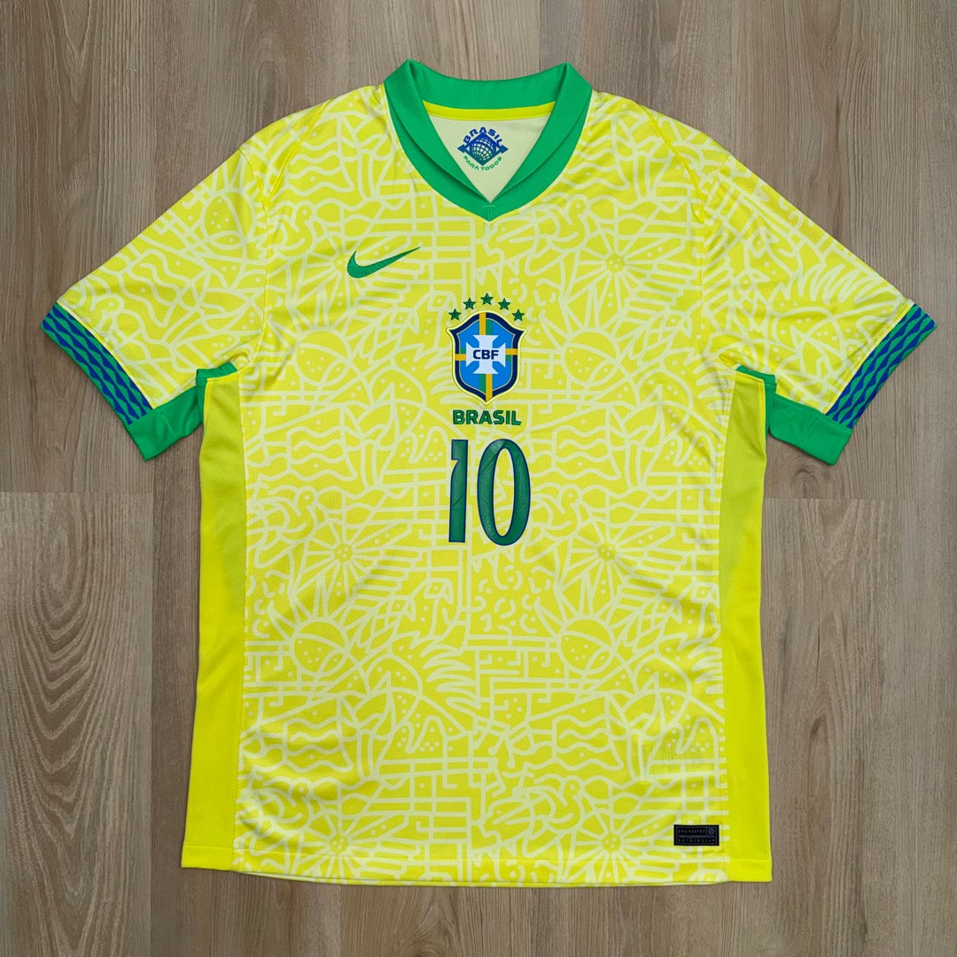 Nike Brazil 2024/25 Home Jersey, Men's Fashion, Activewear on Carousell