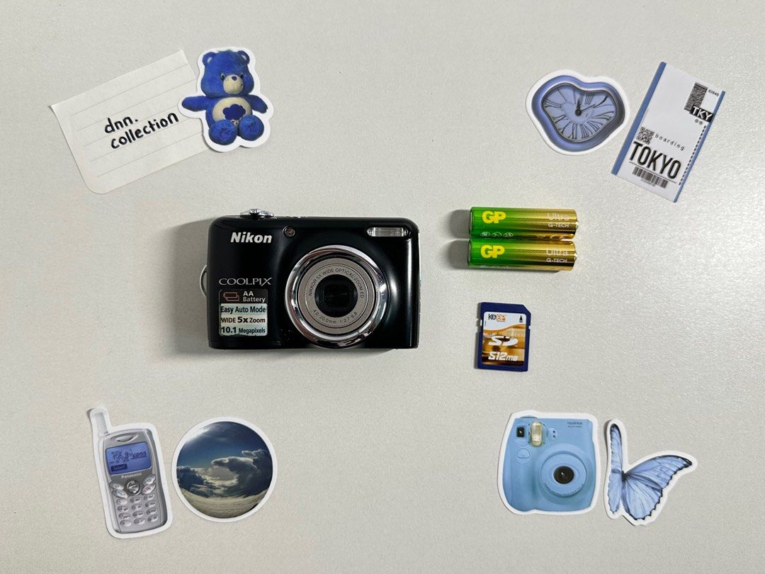 Nikon Coolpix L23 Digital Camera CCD Digicam, Photography, Cameras on ...