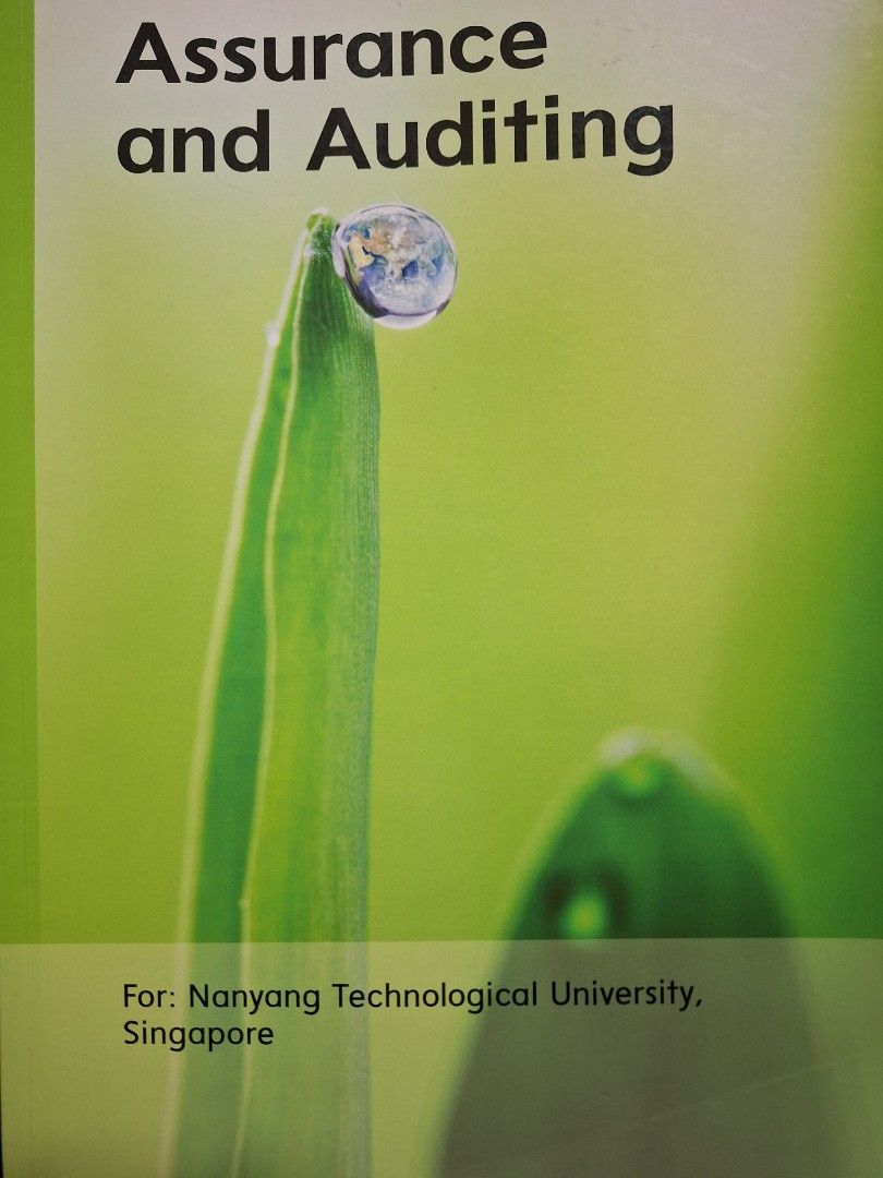 NTU Assurance and Auditing Textbook, Hobbies & Toys, Books & Magazines, Textbooks on Carousell