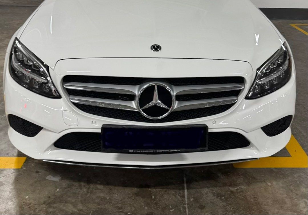 Original Mercedes W205 C180 Avantgarde Bodykit + Grille + Exhaust Tips ...