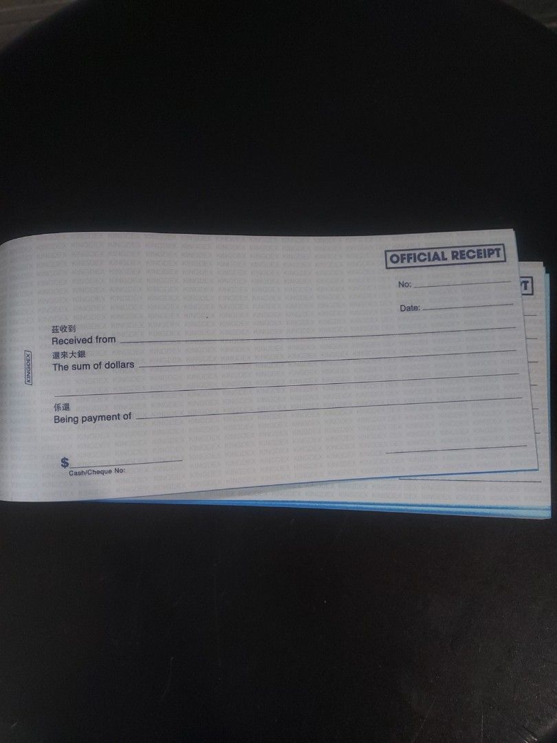 Official Receipts Book NCR 50x2, Hobbies & Toys, Stationery & Craft ...