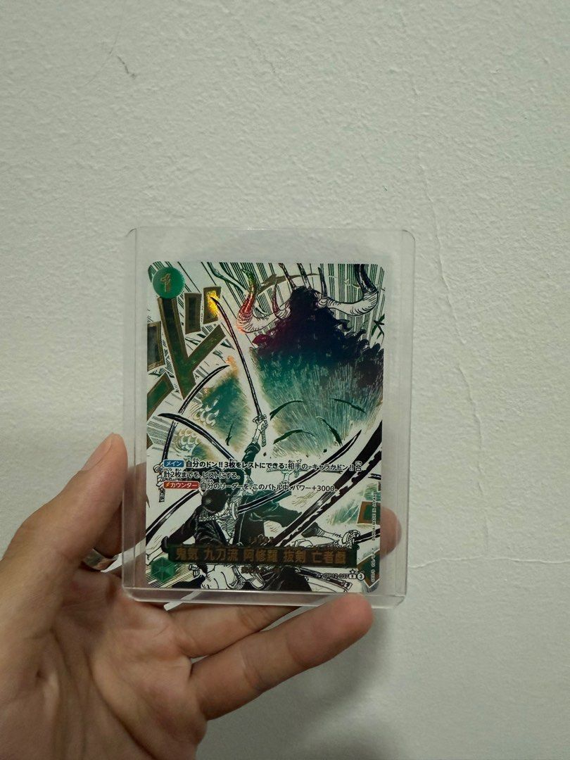One Piece Card Game - Zoro Parallel Rare, Hobbies & Toys, Toys & Games ...