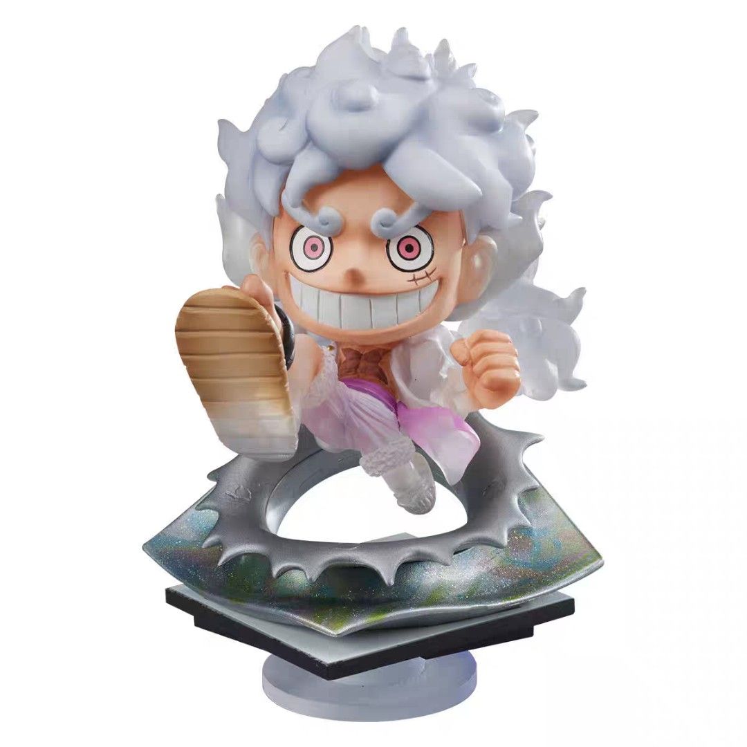 One piece Niformation Tsukuru Figure - Monkey D Luffy Gear 5, shanks ...