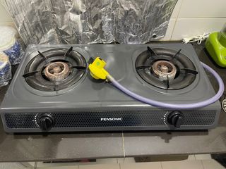 Pensonic Double Burner Gas Stove with Stand, TV & Home Appliances ...