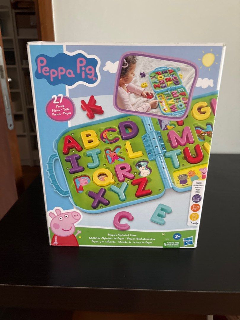 Peppa Pig Alphabet Case, Hobbies & Toys, Toys & Games on Carousell