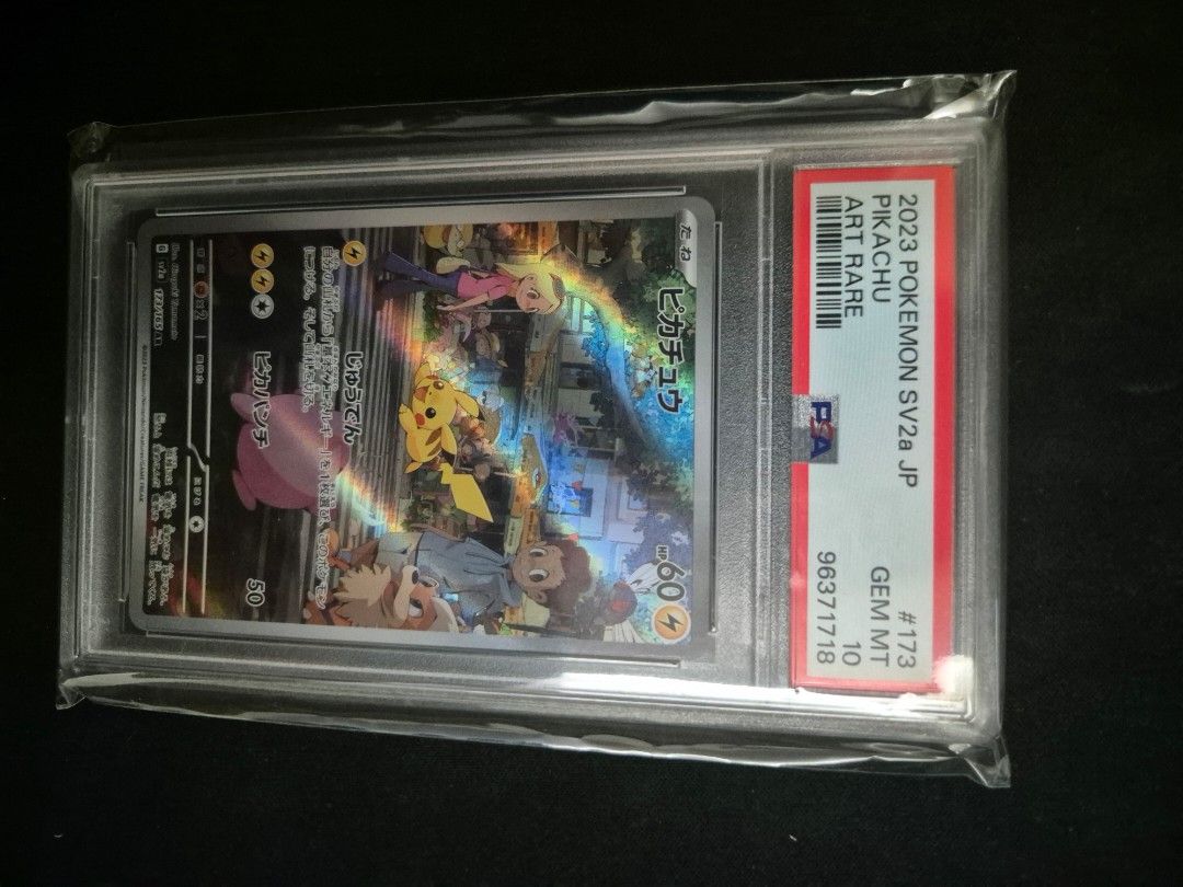 Pikachu Art Rare SV2a JP PSA 10, Hobbies & Toys, Toys & Games on Carousell