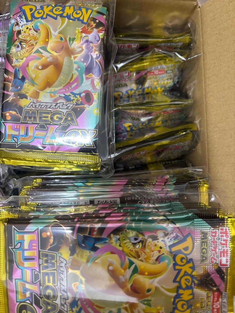 Pokemon Card Mega Dream EX Booster Packs PCJ, Hobbies & Toys, Toys ...