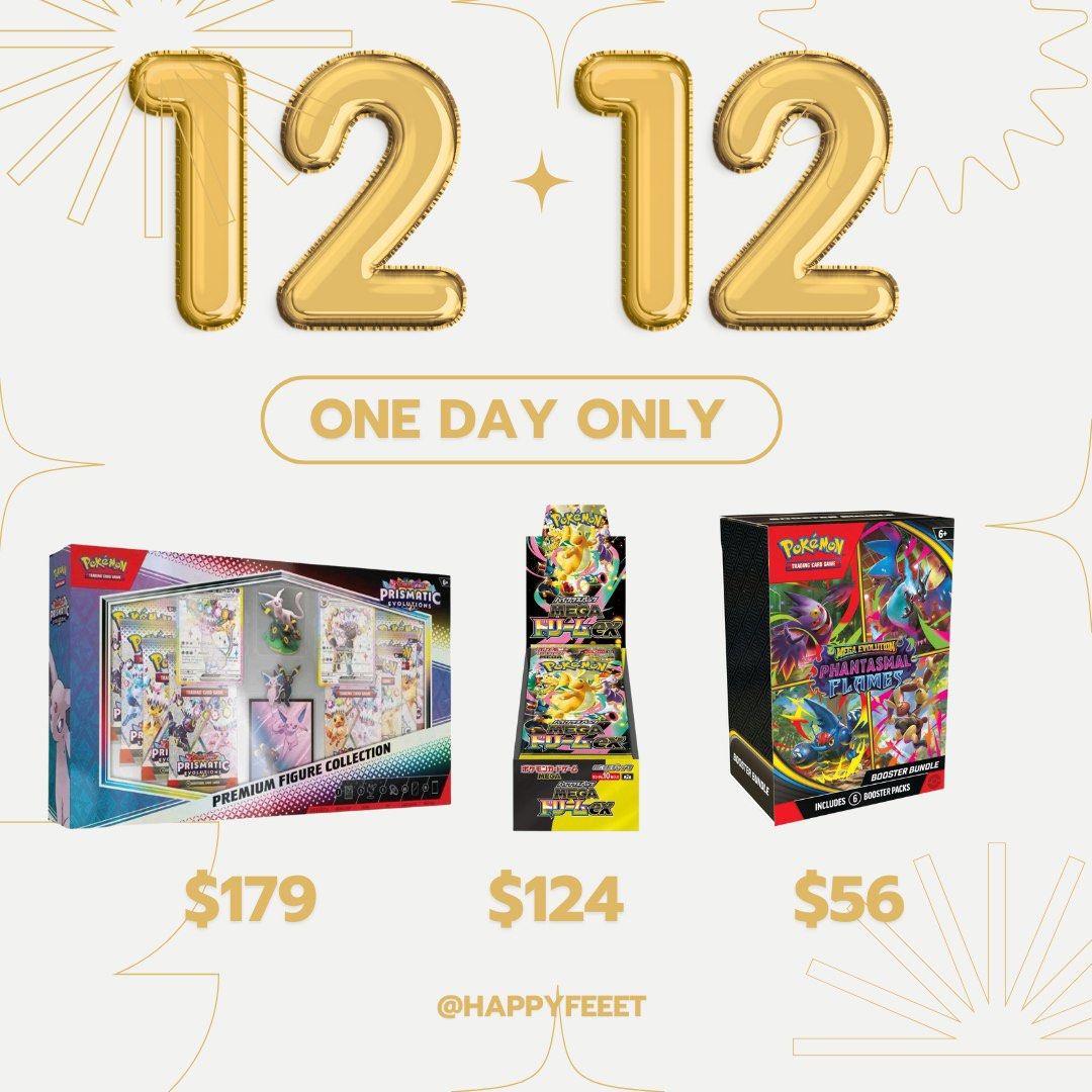 Pokemon TCG 12.12 Sale - Prismatic Premium Figure Collection ...