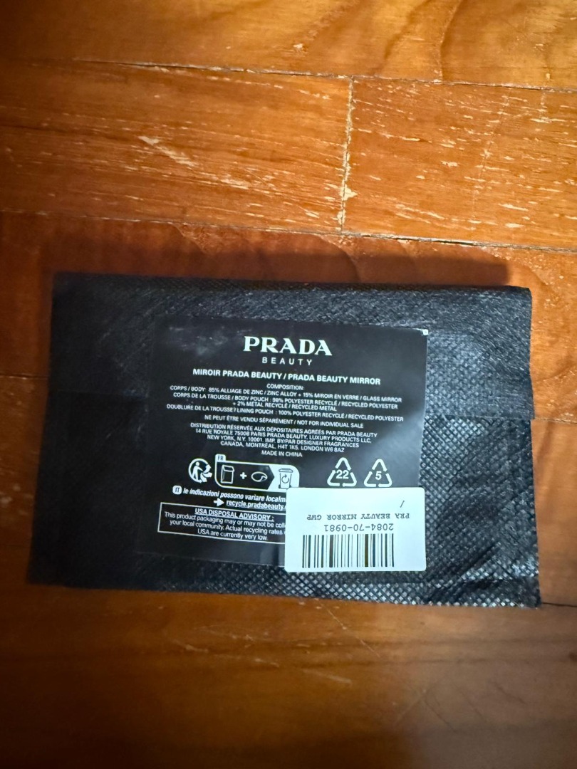 Prada Beauty Mirror - GWP, Furniture & Home Living, Home Decor ...