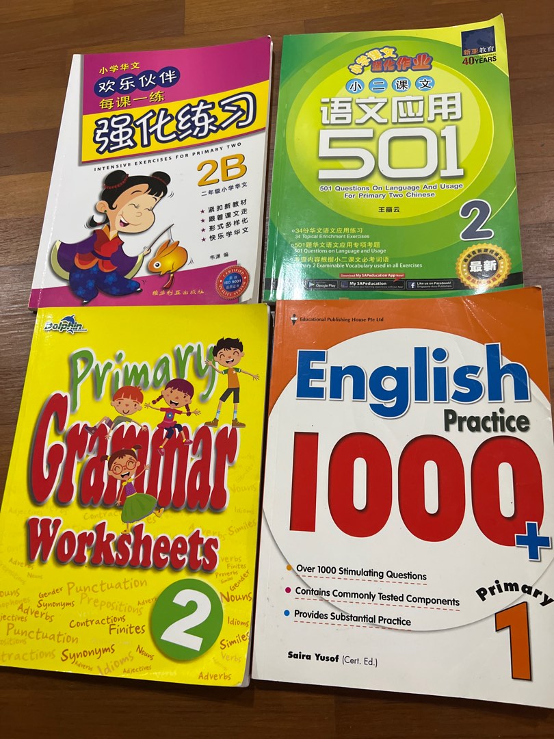 Primary School Workbooks - Chinese & English, Hobbies & Toys, Books ...
