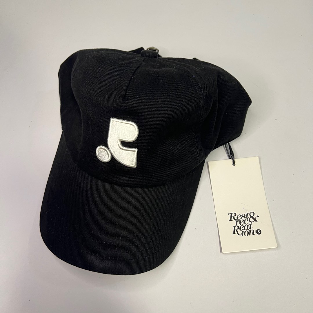 REST & RECREATION RR Logo Ball Cap in black, Men's Fashion, Watches ...