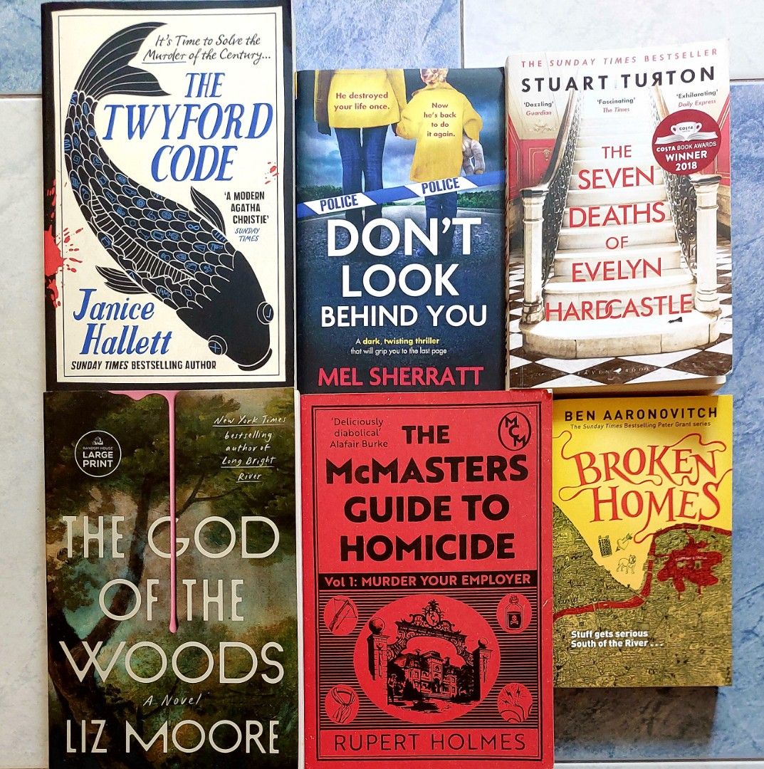 Sale! Postage $2.5. The Twyford Code by Janice Hallet,Broken Homes by ...