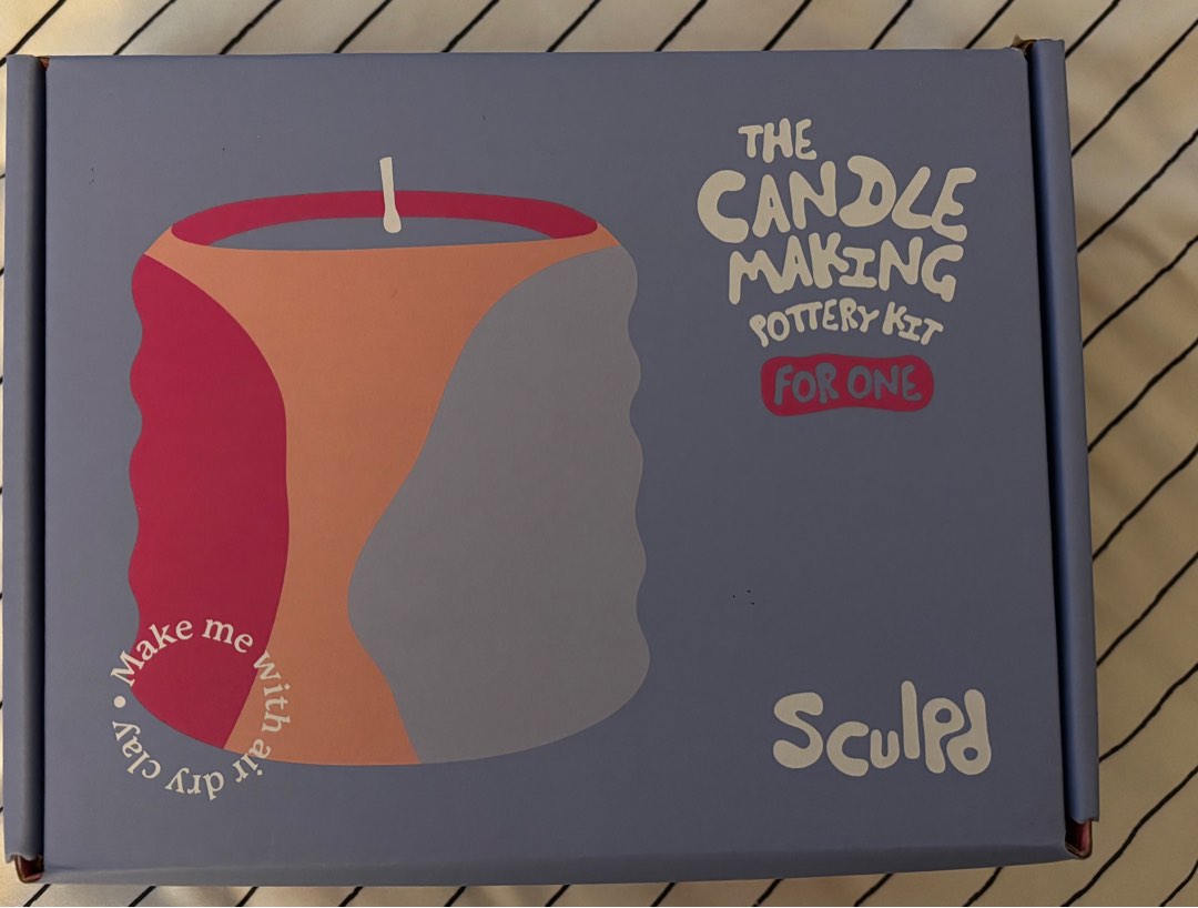 Sculpd Candle Making Pottery Kit for One, Hobbies & Toys, Stationery ...