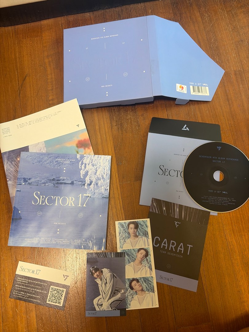 SEVENTEEN - Sector 17 Album unsealed, Hobbies & Toys, Memorabilia ...