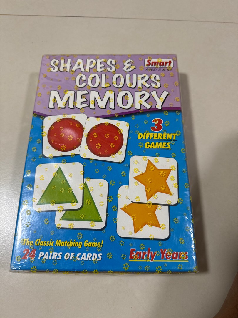 Smart Shapes & Colours Memory Game, Hobbies & Toys, Toys & Games on ...